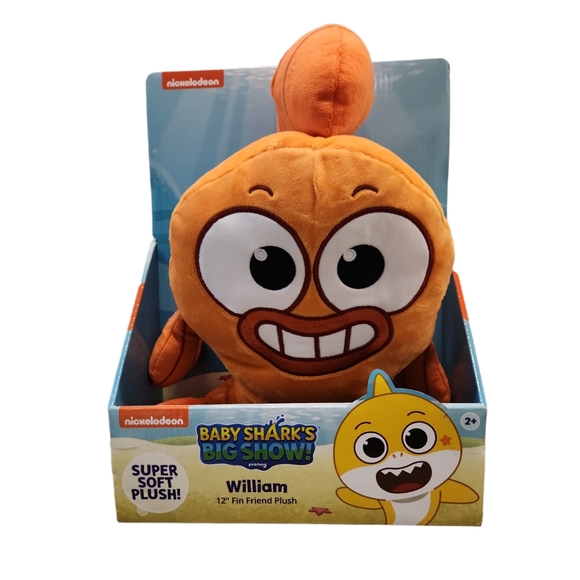 Toys | 220 Nickelodeon Baby Sharks Big Show 12 Fin Friend Plush William ...